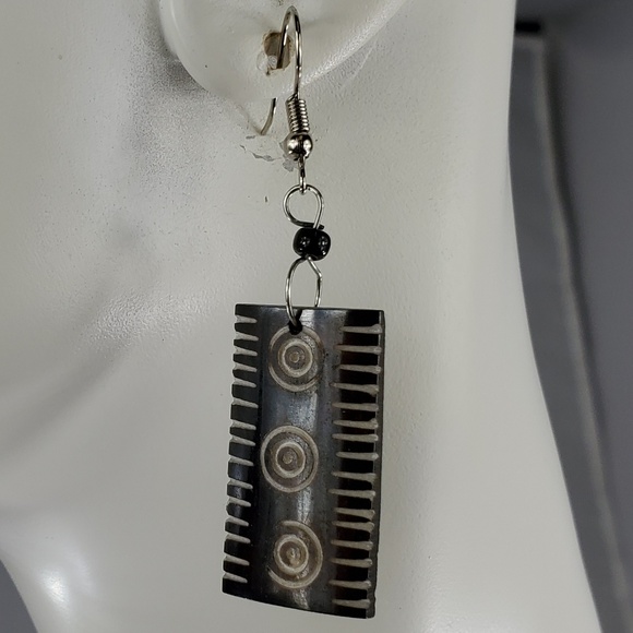 Handmade | Jewelry | Kenyan Handmade Bone Earrings | Poshmark